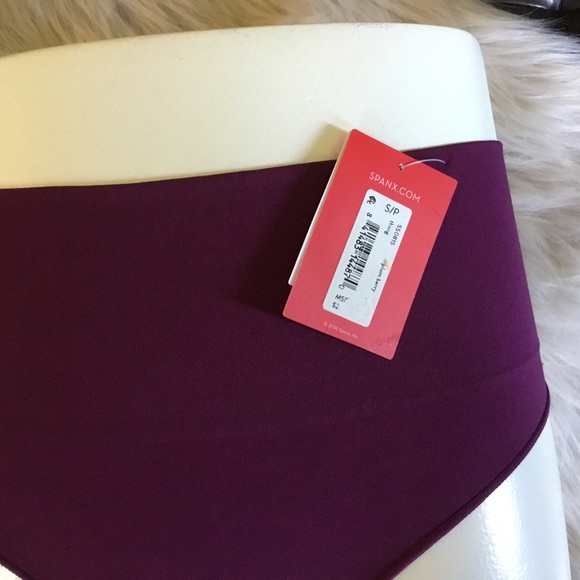 SPANX | Intimates & Sleepwear | Spanx Thong Panty Plum Berry Many Sizes ...